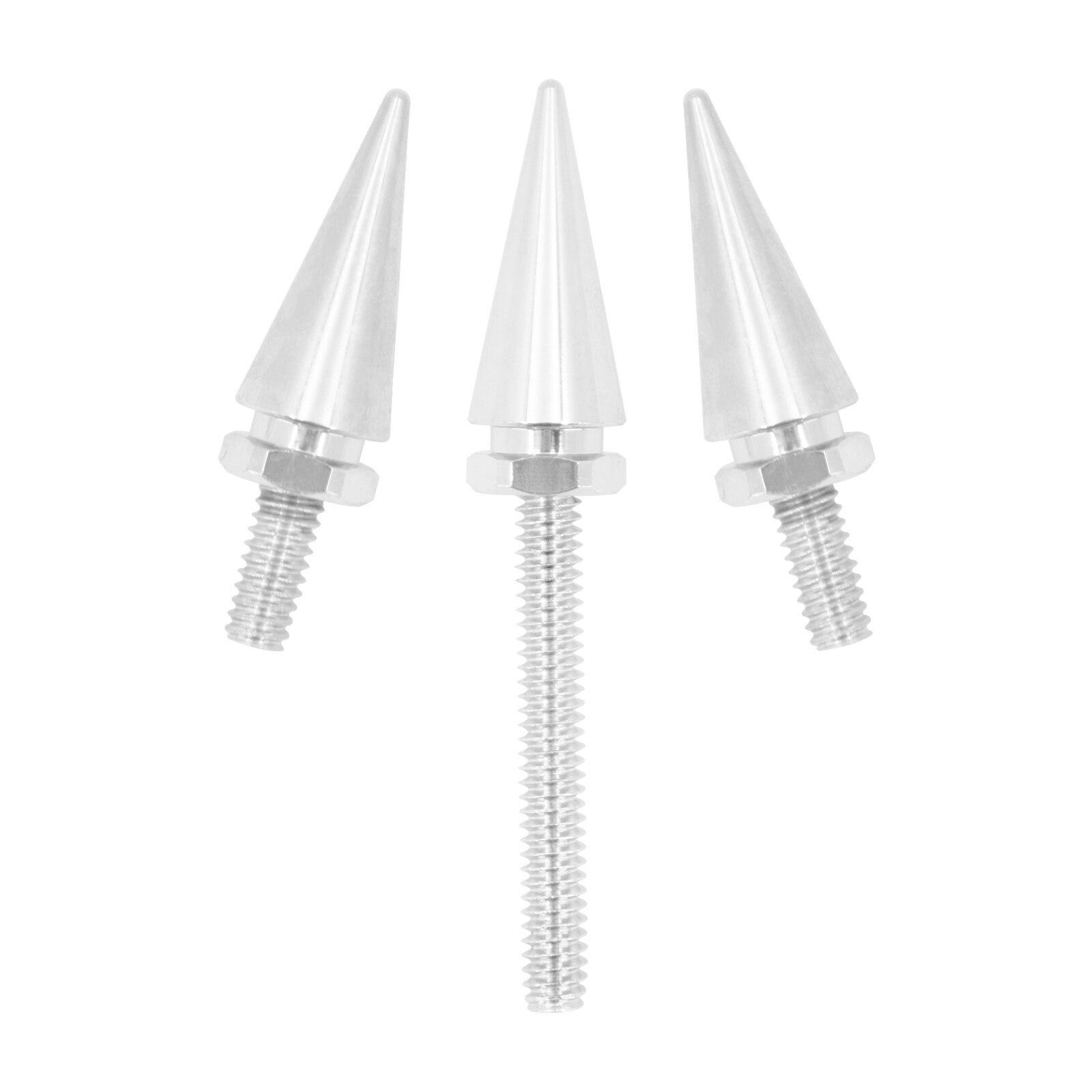 Chrome Spikes Batwing Fairing Windshield Trim Bolts Fit For Harley ...