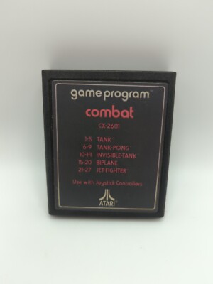 COMBAT TANK PONG Atari 2600 1978 Cartridge Tested & Working (A | eBay