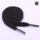 THICK FLAT FAT SHOE LACES 2/5" Wide Shoelaces All Shoe Types Trainer ...