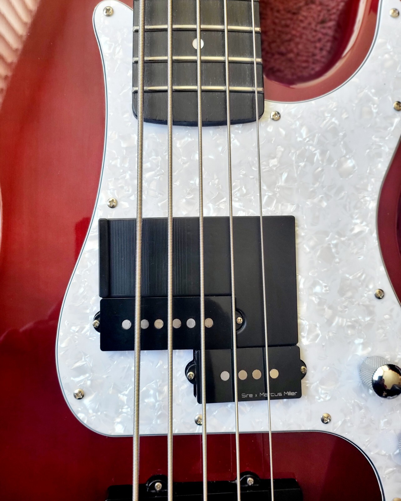 Fender precision bass 5 string, radiused ramp/thumbrest (neck) | eBay