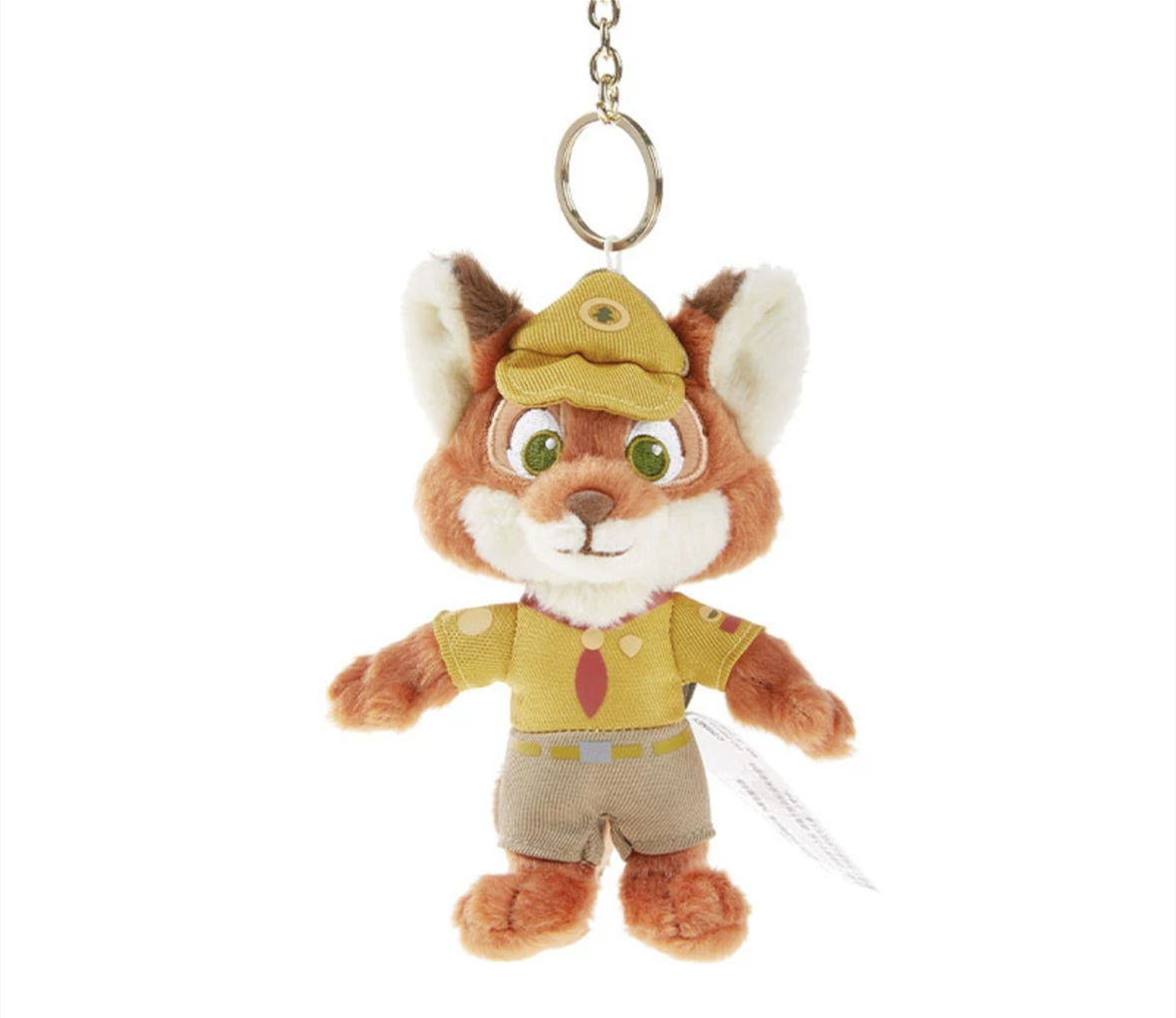 Disney Store authentic 2023 Zootopia Nick wilde cute plush keychain ...