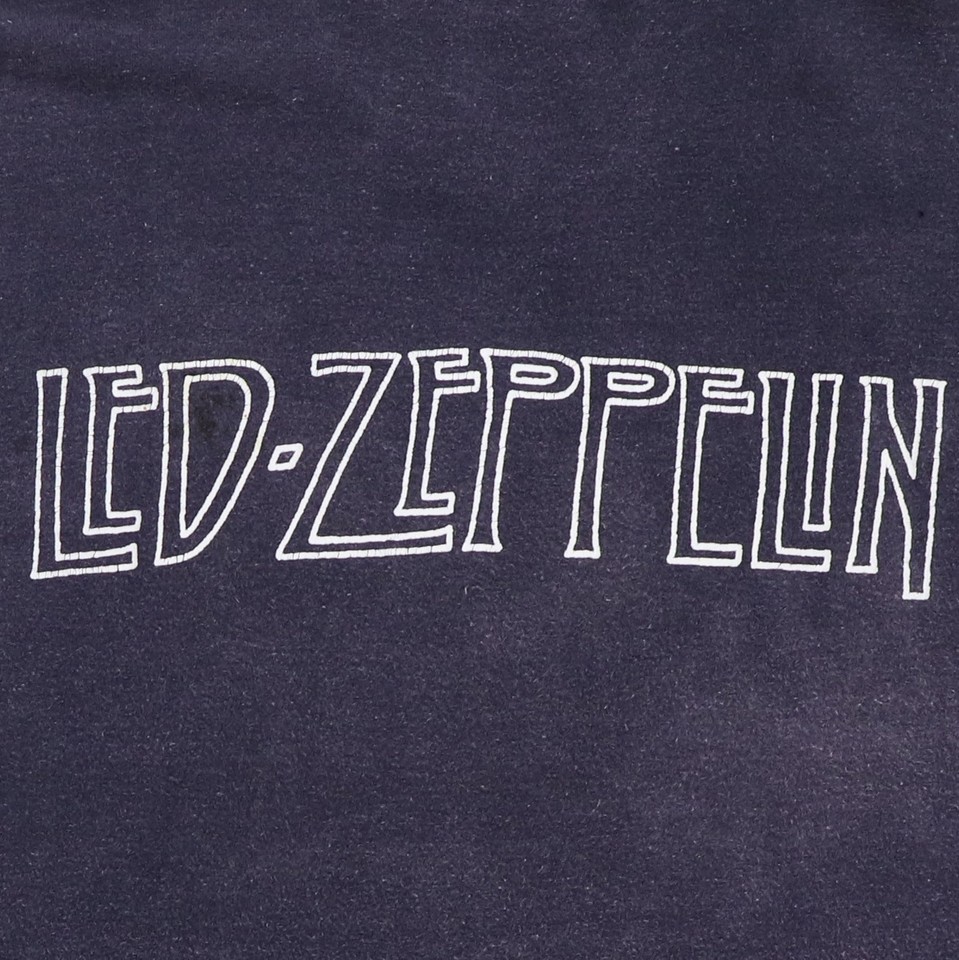 Original vintage 1977 Led Zeppelin Showco Crew Tour Shirt | eBay