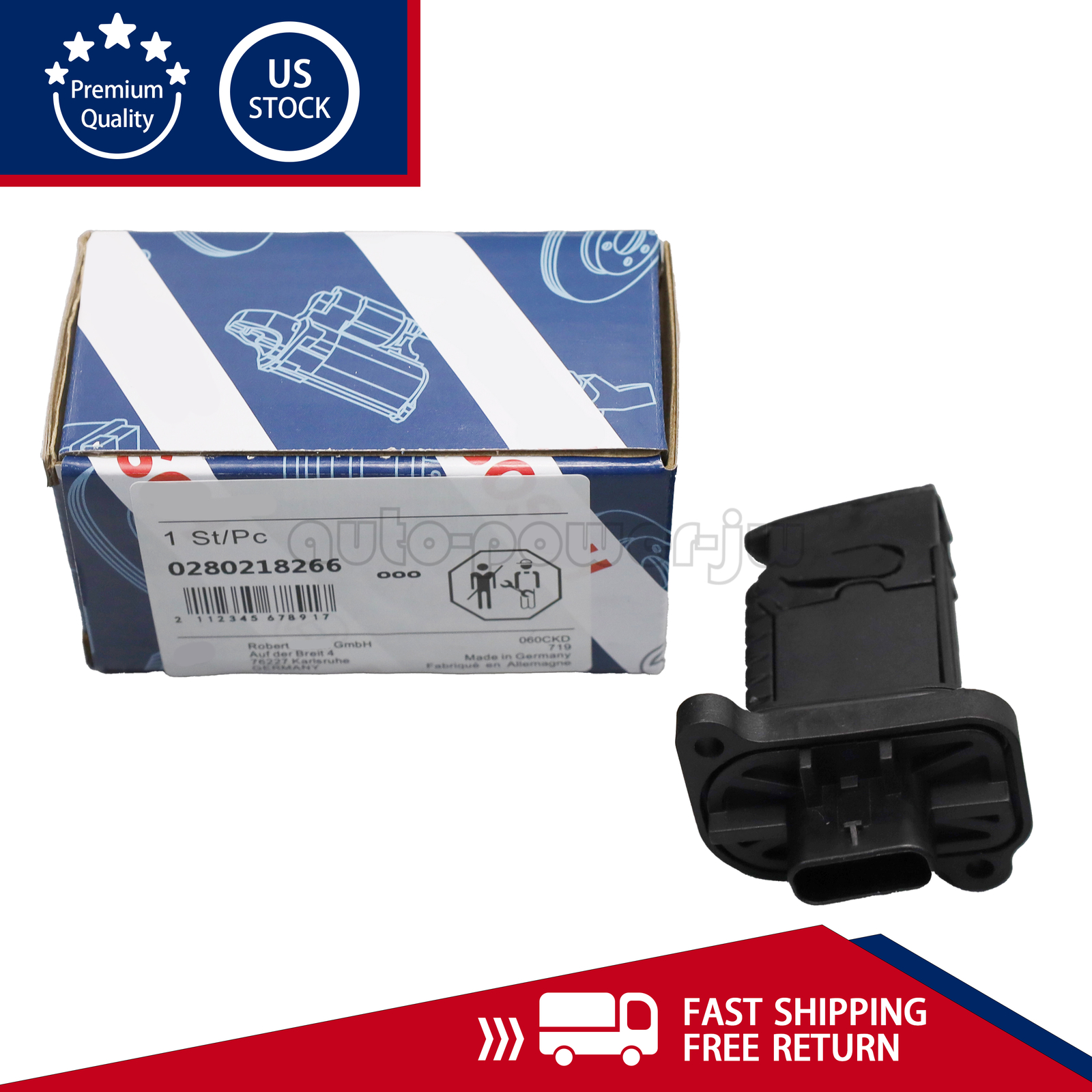 For 12-20 BMW F82 F80 F30 F32 F06 F10 F13 M3 MAF Mass Air Flow Sensor ...