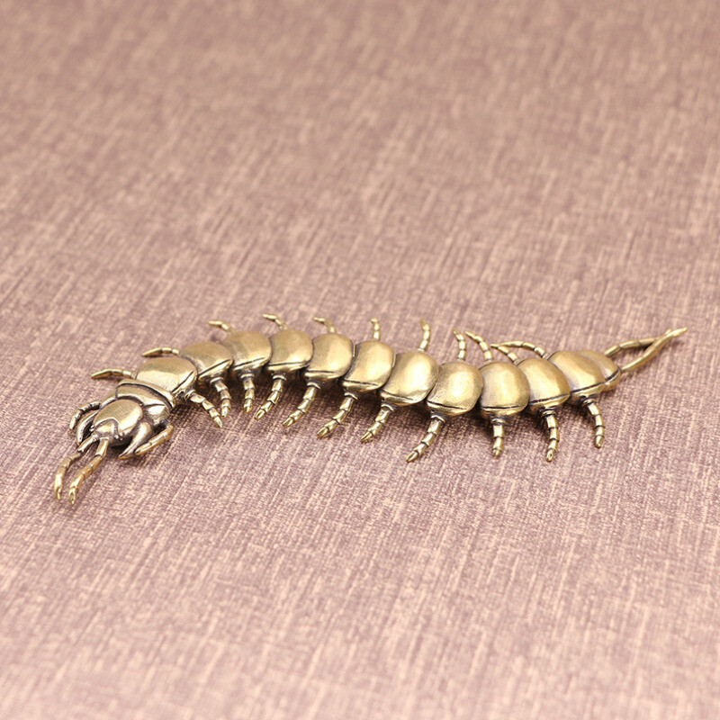 Brass Centipede Figurine Small Statue House Decoration Animal Figurines ...