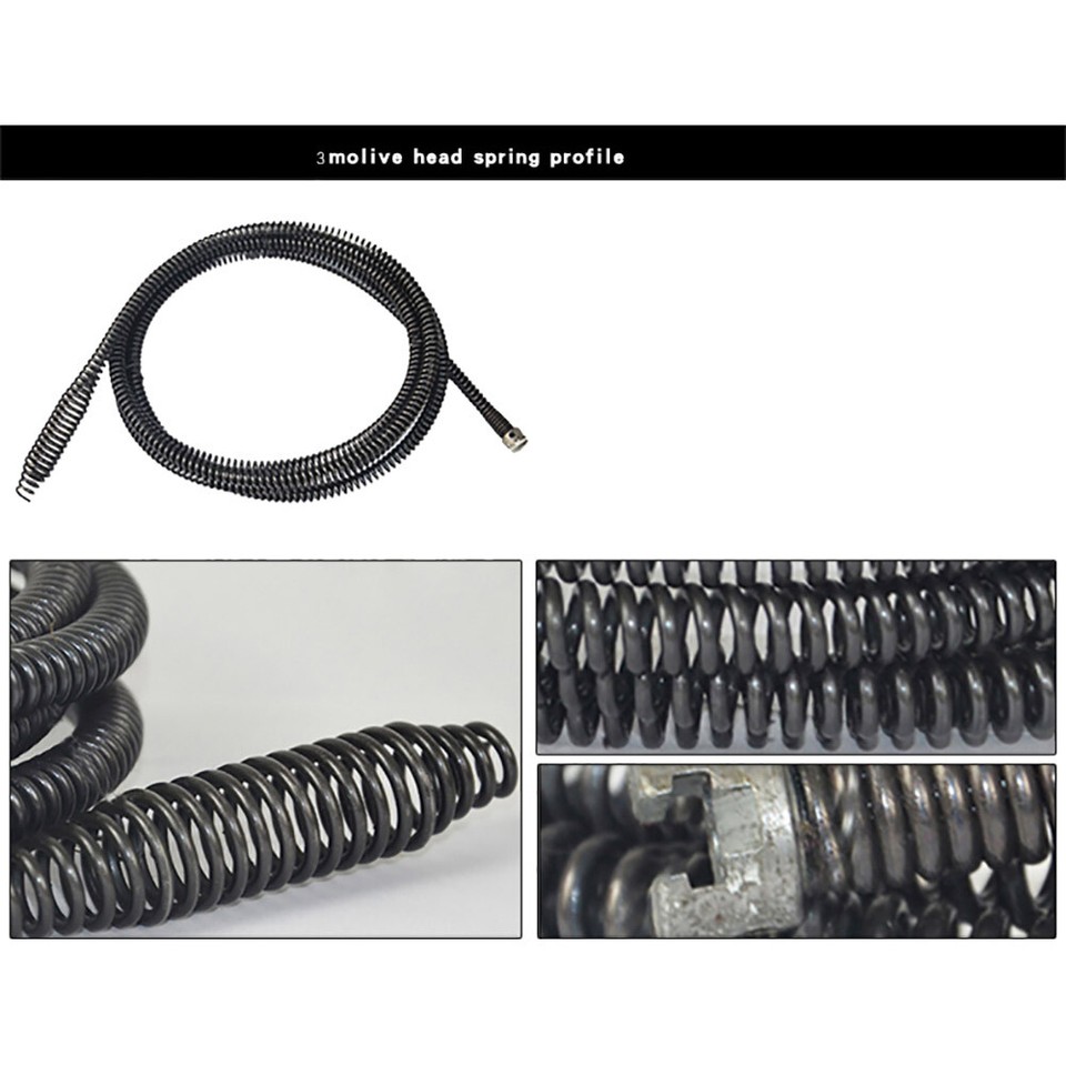 12M Household Drain Pipe Dredger Sewer Dredging Machine Extension ...