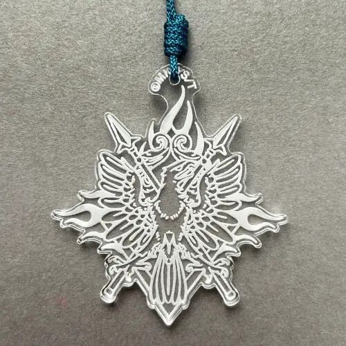 Ascendance of a Bookworm Crest Crystal Charm 45mm 1.8" Japan New | eBay