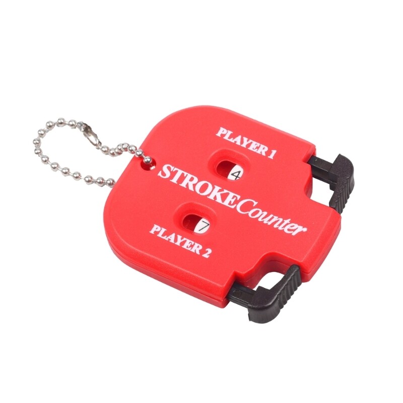 2 Player Golf Strokes Counter Clickers Golf Score Keychain Scorekeeper ...