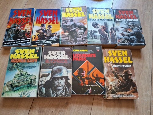 SVEN HASSEL PAPERBACK BOOKS X 9 | eBay