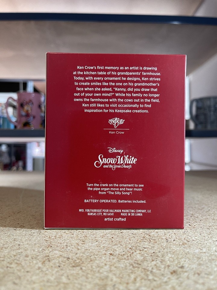 2020 Hallmark The Silly Song Ornament - Disney Snow White And The Seven ...