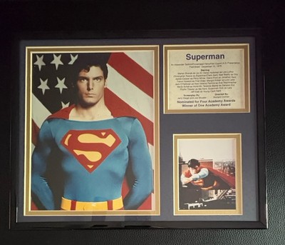 Superman: Christopher Reeves Framed Photo Collage 11x14in | eBay