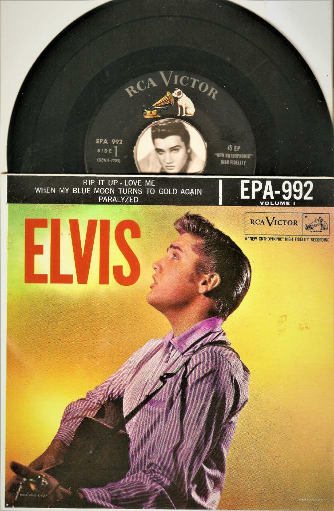 ELVIS PRESLEY ELVIS E.P EPA 992 RIP IT UP + 45 RPM RECORD | eBay