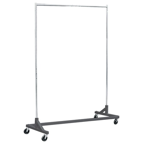 Commercial Garment Rack Rolling Z-Base Storage Clothing Shelving Rack ...