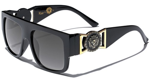 Kleo Square Frame Rapper Celebrity Hip Hop Glasses Gold Vintage Men ...