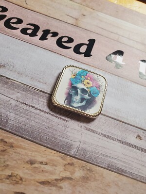 Motorcycle Concho Skull concho, girl skull concho, custom concho ...