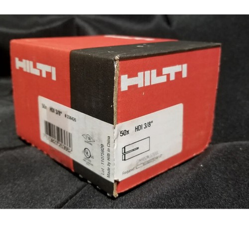Hilti 336426 3/8" HDI Drop-In Anchor - Pack of 50 for sale online | eBay