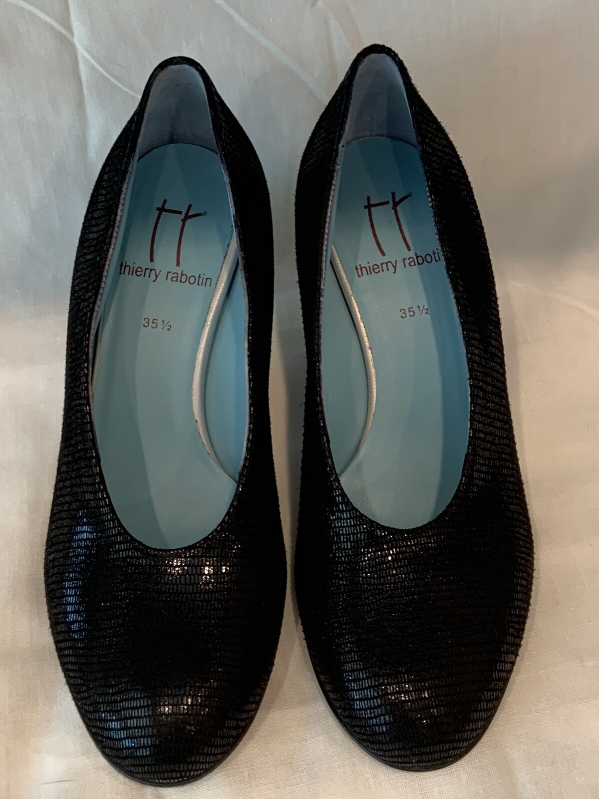 Thierry Rabotin Women’s Sahara Black Glitter Pumps He… - Gem