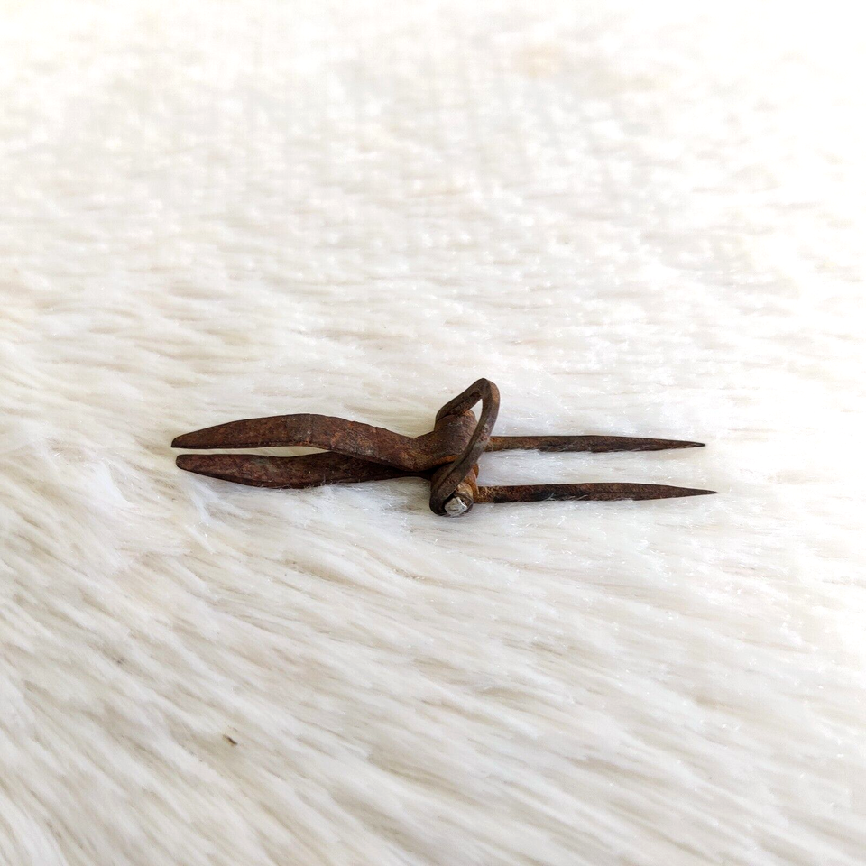 1920s Vintage Old Primitive Iron Tweezer Tong Tool Decorative ...