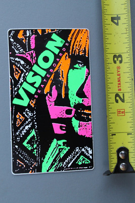 VISION Skateboards Neon Pink Sexy Punk OG 80's Vi1 Vintage ...