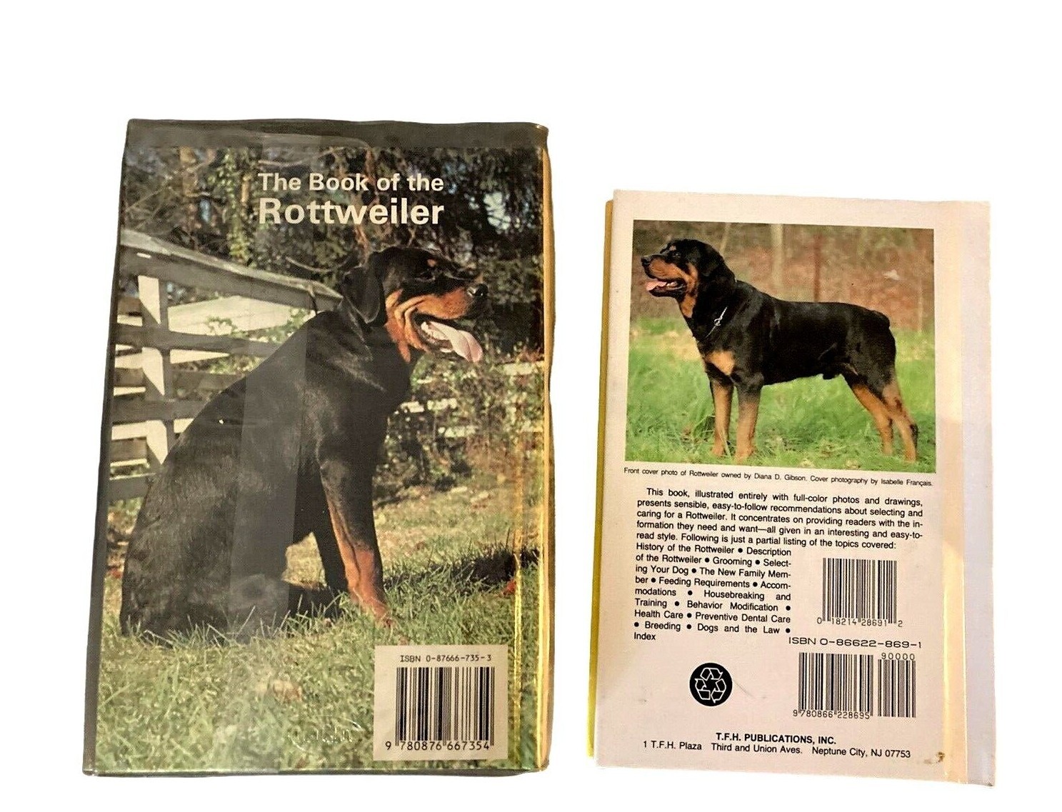 The Book Of The Rottweiler & Rottweilers By Anna Katherine Nicholas X2 ...