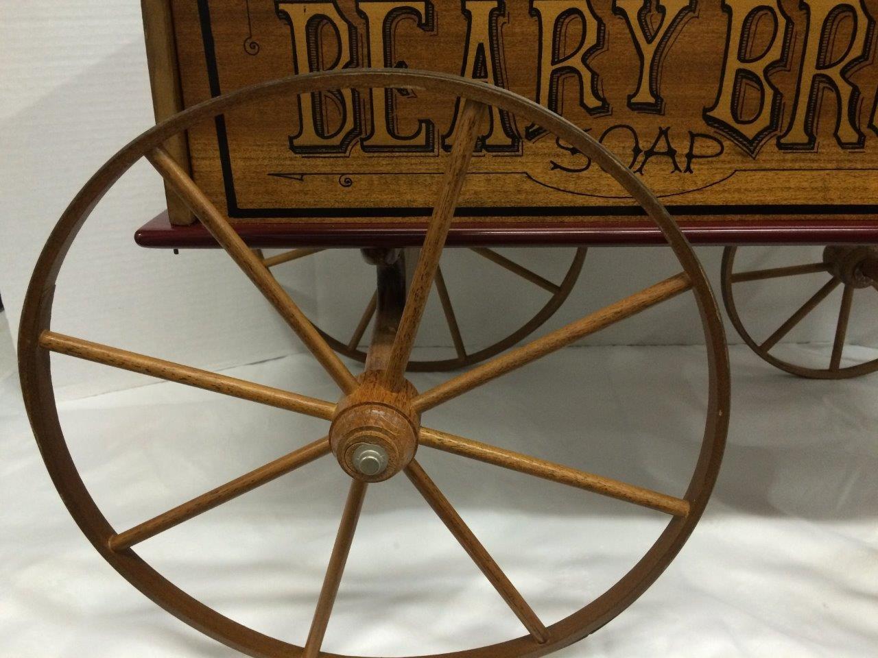 Hard to Find Bartholomew Beary Bros Wood Wagon Cart Bear Collection ...