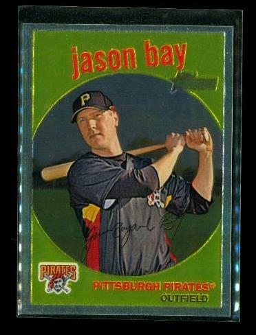 2008 TOPPS HERITAGE CHROME Baseball Card C132 JASON BAY Pittsburgh ...
