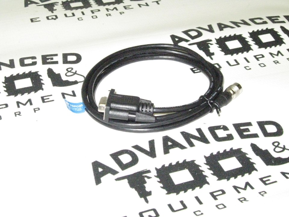 New RS232 Replacement Data Transfer Cable 4 Topcon GTS Total Station 6 ...