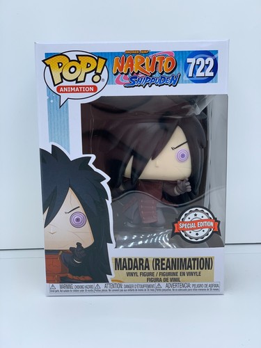 FUNKO POP #722 MADARA (REANIMATION) NARUTO GAMESTOP EXCLUSIVE *MINOR ...