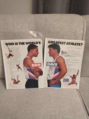 Dan vs Dave Reebok Shoes Vintage Advertisement Print Ad | eBay