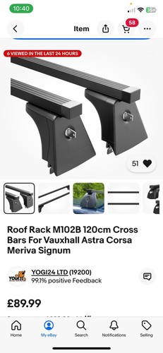 Roof Rack Vauxhall Corsa | eBay UK