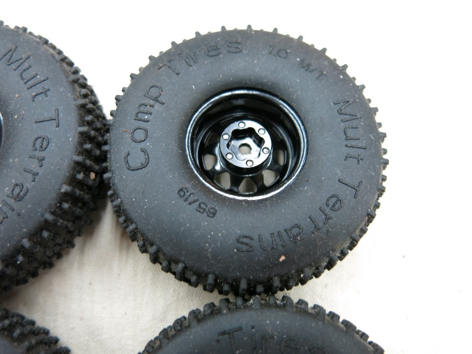 INJORA 1.0 Tires-S4 Multi Terrain Pin Crawler Tires & Wheels SCX24 AX24 ...