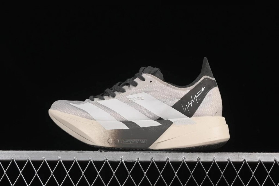 PL Y-3 x Adidas Adios PRO 4 'Alumina Cinder' Cream Running Shoes | Men ...
