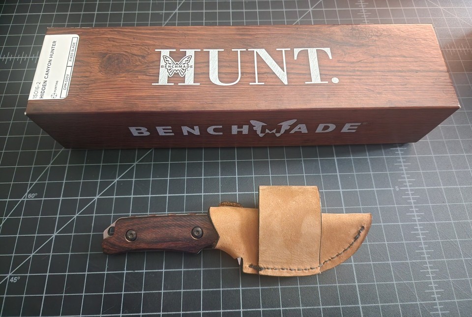 Benchmade Hidden Canyon Hunter 15016-2 CPM-S30V Fixed Blade Hunting ...