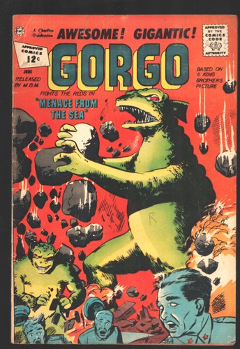 Gorgo #7-1962-Charlton-based on the MGM horror film-fight commies | eBay