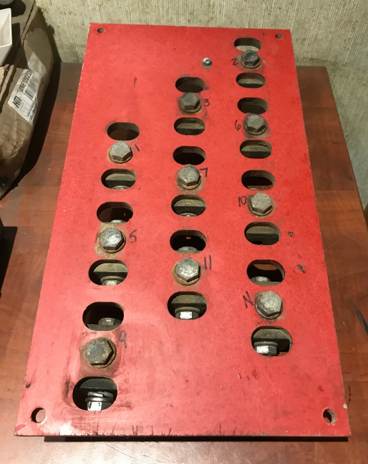 Link Board Terminal Block Panel From Wacker Neuson G240 Generator 480V ...