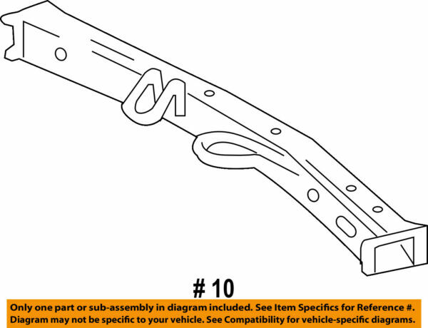 TOYOTA OEM 07-14 FJ Cruiser Frame-crossmember 5120935222 for sale ...