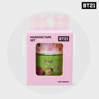 BTS BT21 Official Authentic Goods Masking Tape Set SPRING DAYS Ver ...