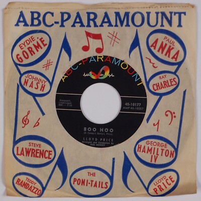 LLOYD PRICE: Boo Hoo US ABC PARAMOUNT 45-10177 R&B Soul 45 NM- | eBay