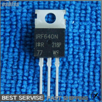 20 x New IRF640 IRF640N Power MOSFET 18A 200V TO-220 IR | eBay