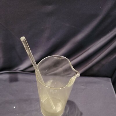 Vtg clear Glass No Handle Pitcher with glass stir stick | eBay