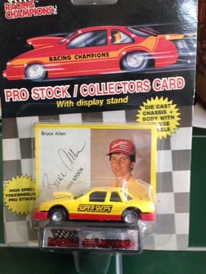 RARE BRUCE ALLEN "SUPER SHOPS" 1/64 NHRA CHEVY PRO STOCK BY RACING ...