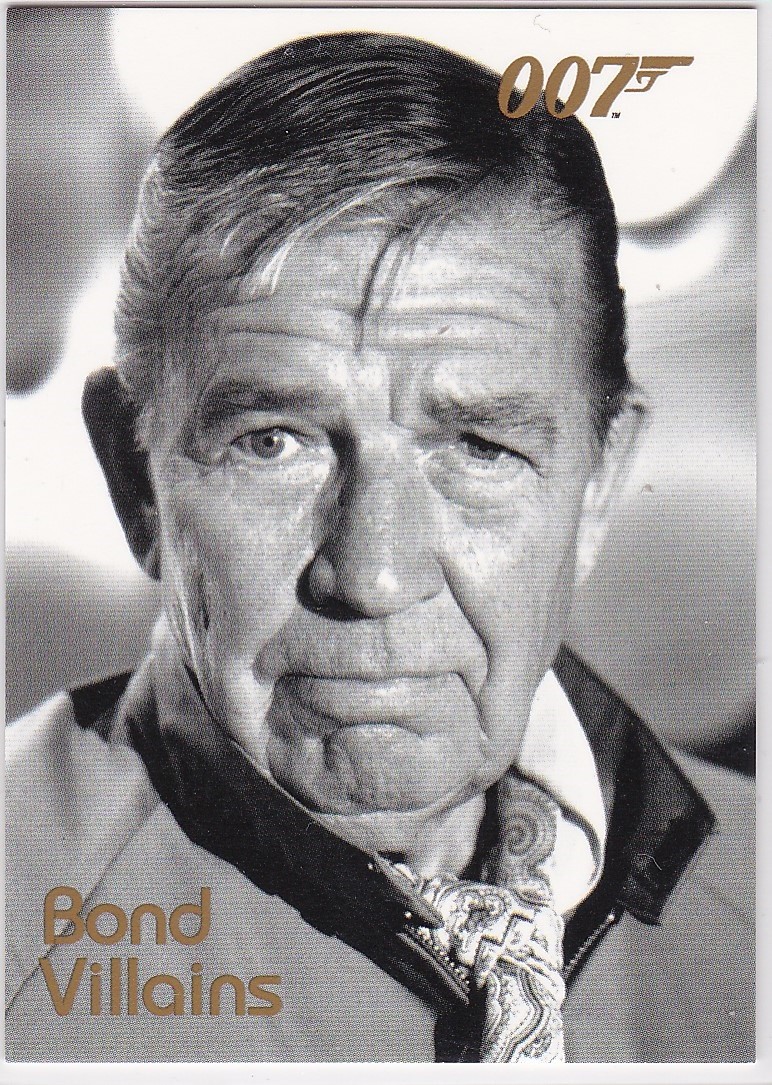 JAMES BOND HEROES & VILLAINS EXPANSION VILLAINS F68 BRUCE CABOT AS BERT ...