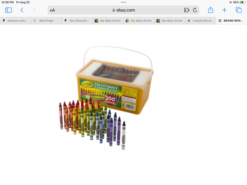 Crayola Ultimate Crayon Bucket 200 Crayons C7118 for sale online | eBay