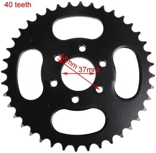 40T Rear Sprocket FOR 428 Chain 40 Teeth ATV QUAD RS35 | eBay
