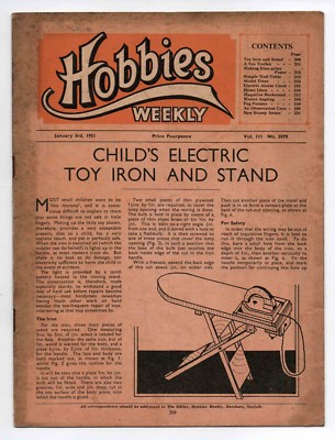 Vintage Hobbies Weekly Magazine Vol 111 No 2879 printed in 1951 | eBay