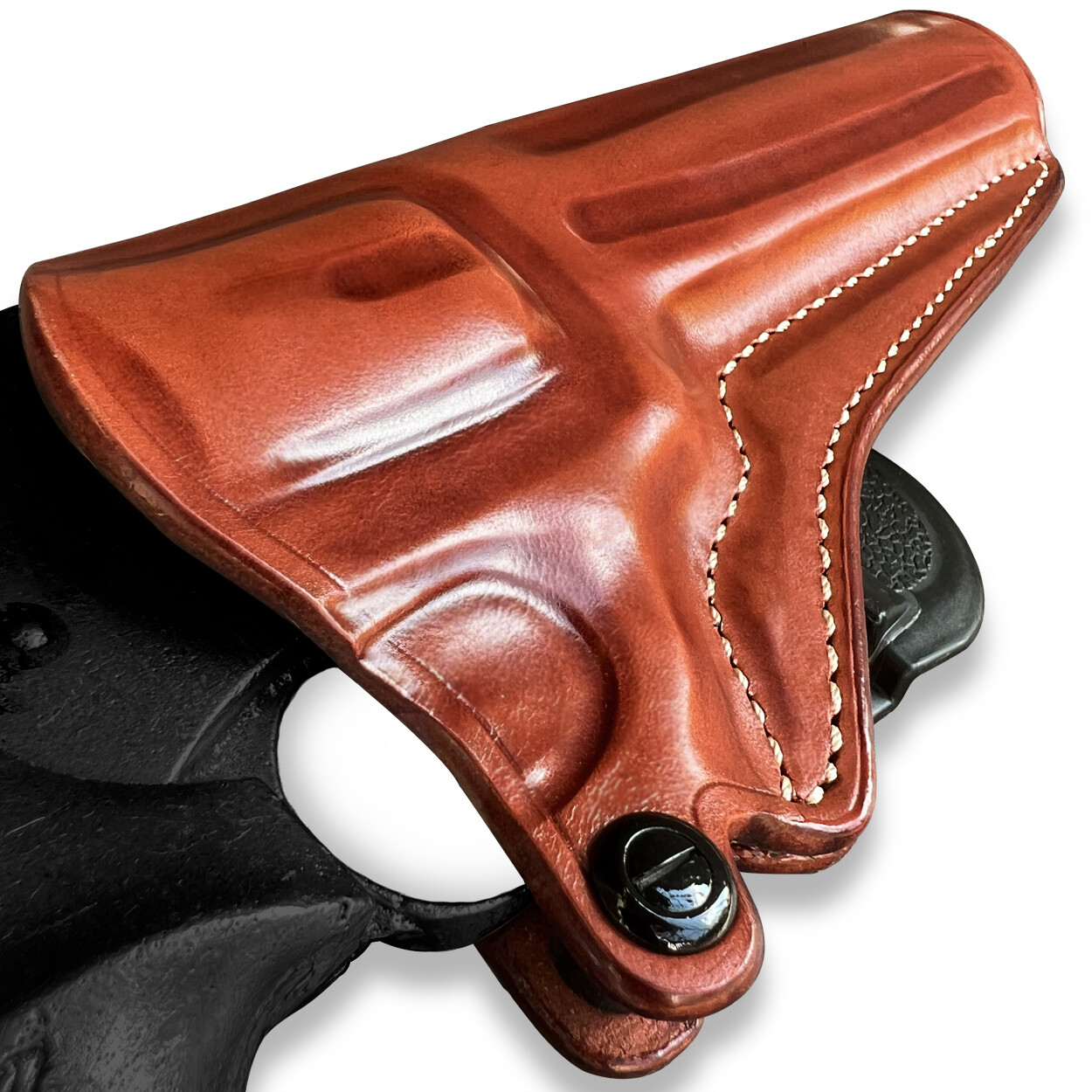 Leather OWB Paddle Holster Fits, Colt Python 357 Mag Revolver 6" Barrel ...