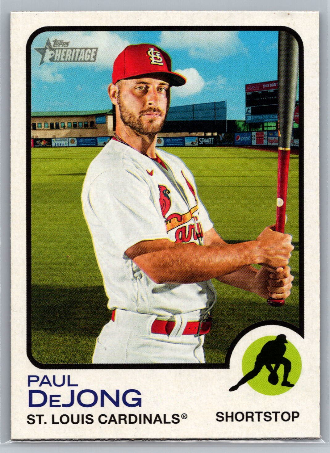 2022 Topps Heritage Baseball #220 Paul DeJong St. Louis Cardinals | eBay