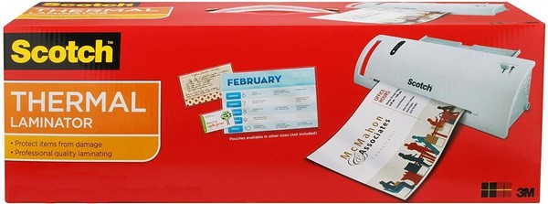 Scotch TL902 Thermal Laminator Machine with Stainless Steel Scissors ...