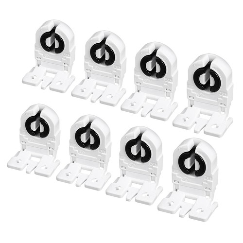 8 Pcs 2A T8 Socket G13 Base Fluorescent Lamp Holder Light Accessory ...