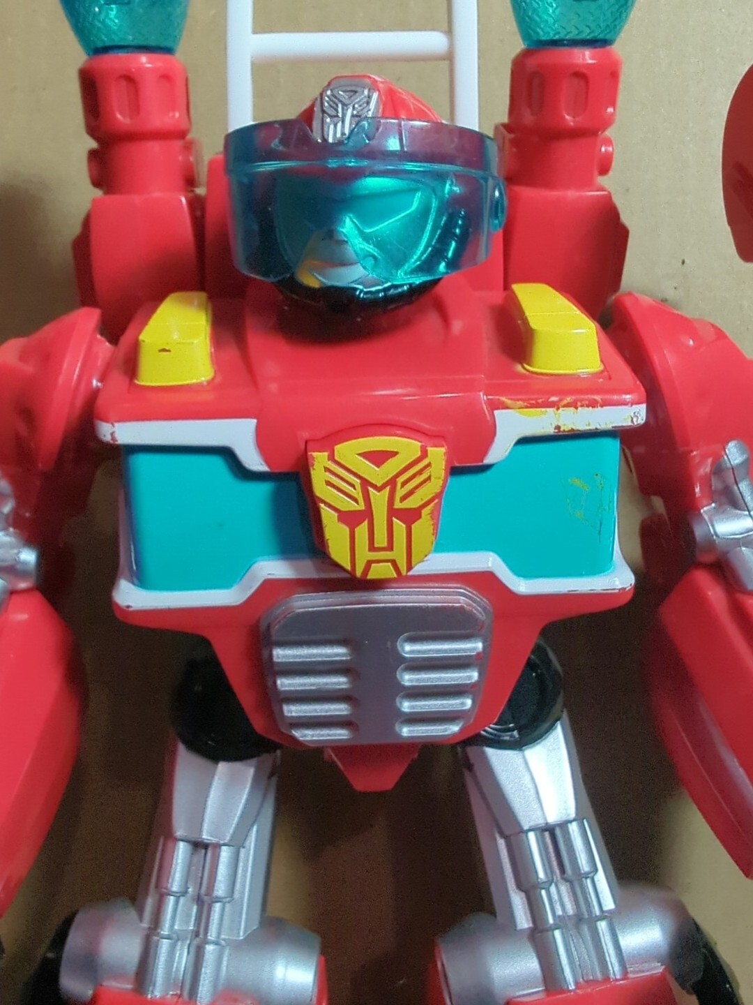 Playskool Heroes Transformers Rescue Bots Heatwave The Fire-Bot Toy 10 ...