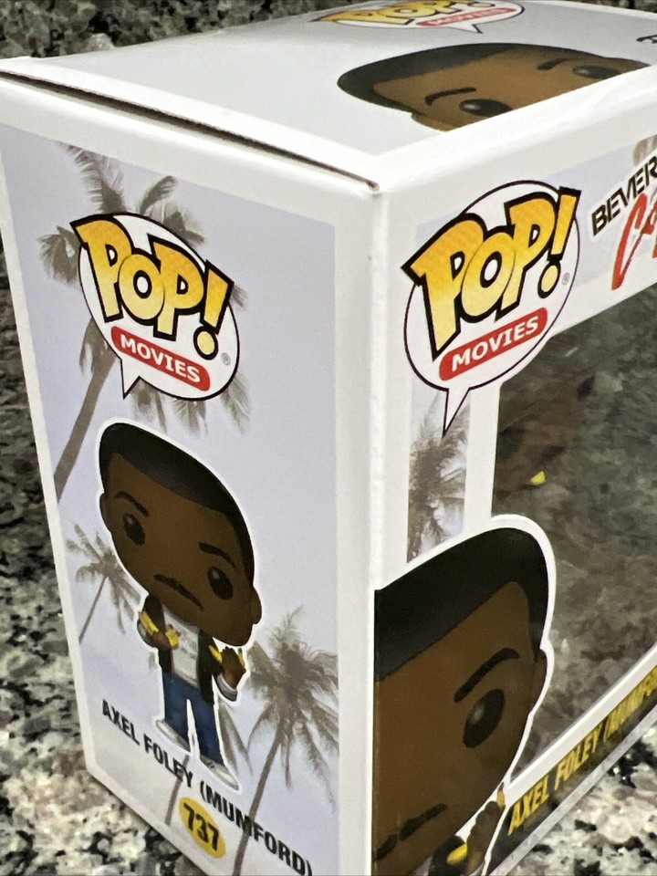 NEW FUNKO POP MOVIES BEVERLY HILLS COP 737 AXEL FOLEY (MUMFORD) VINYL ...